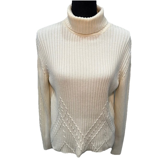 Jones New York | Sweaters | Jones New York Country Womens Sweater Ivory ...